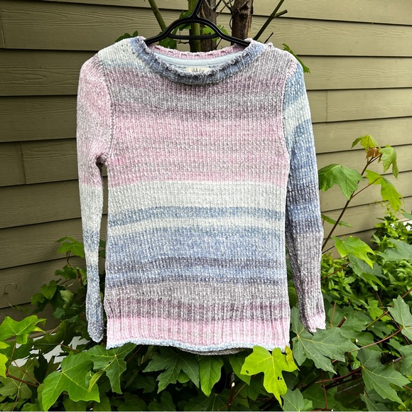 Style & Co. | Sweaters | Nwot Style Co Petites Chenille Spacedye Pastel ...